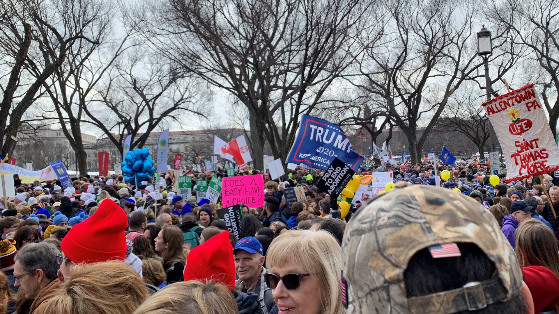Thousands of people march in historic March for Life | wusa9.com