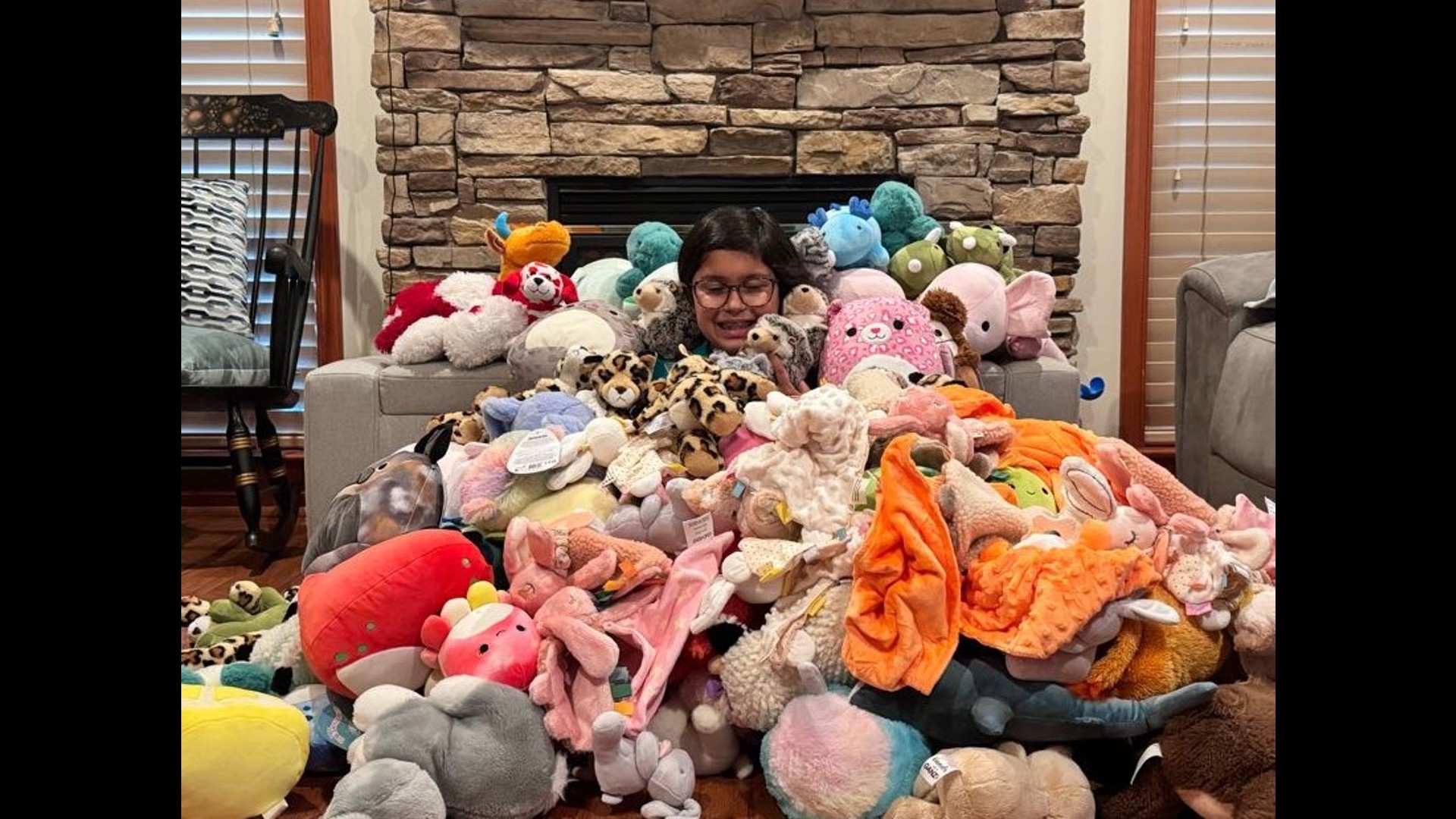 Girl Scout collects stuffed animals for kids in crisis | wusa9.com