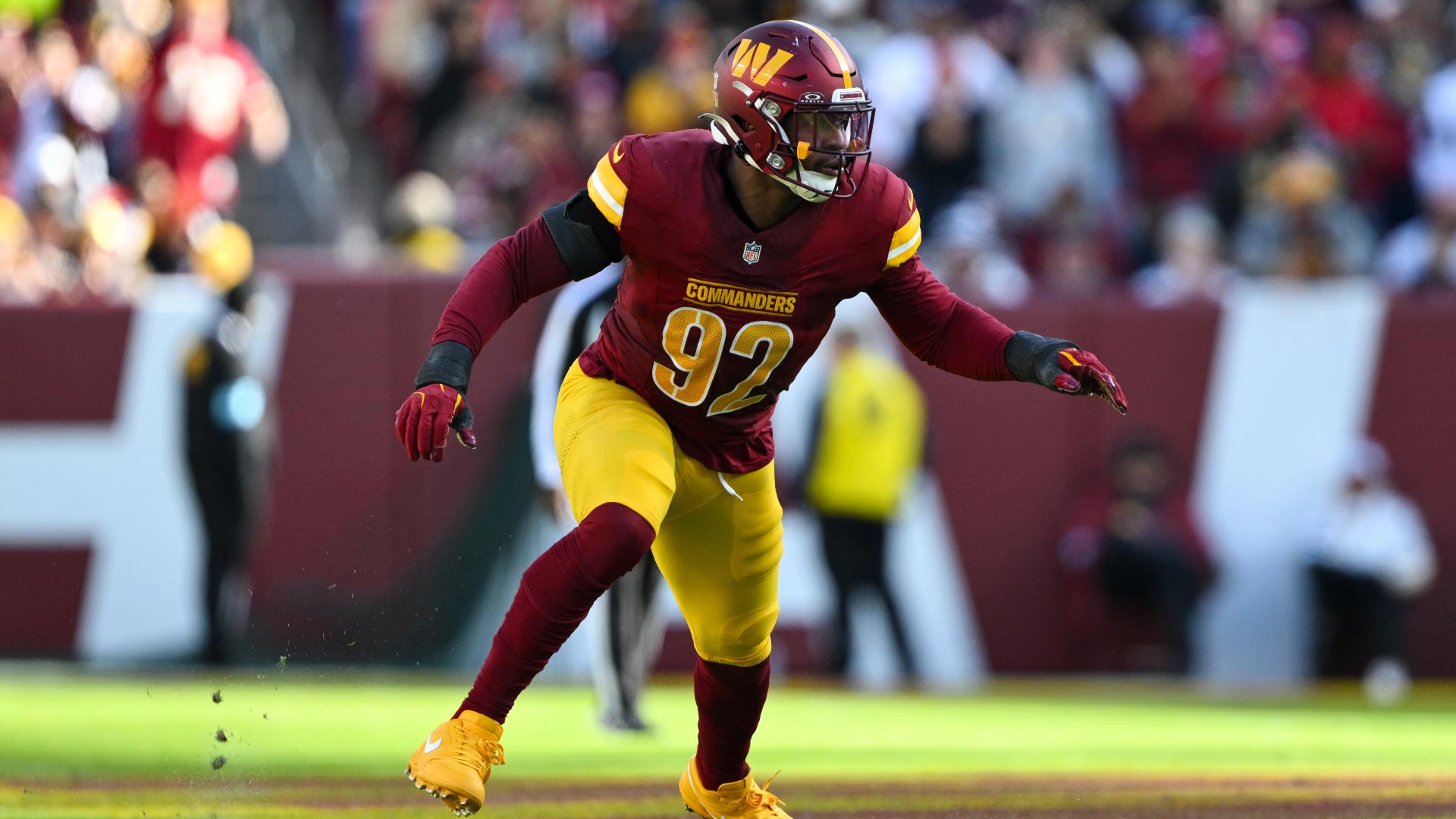 Washington Commanders DE Dorance Armstrong Jr. flipped from Cowboys for ... Washington Commanders DE Dorance Armstrong Jr. flipped from Cowboys for ...