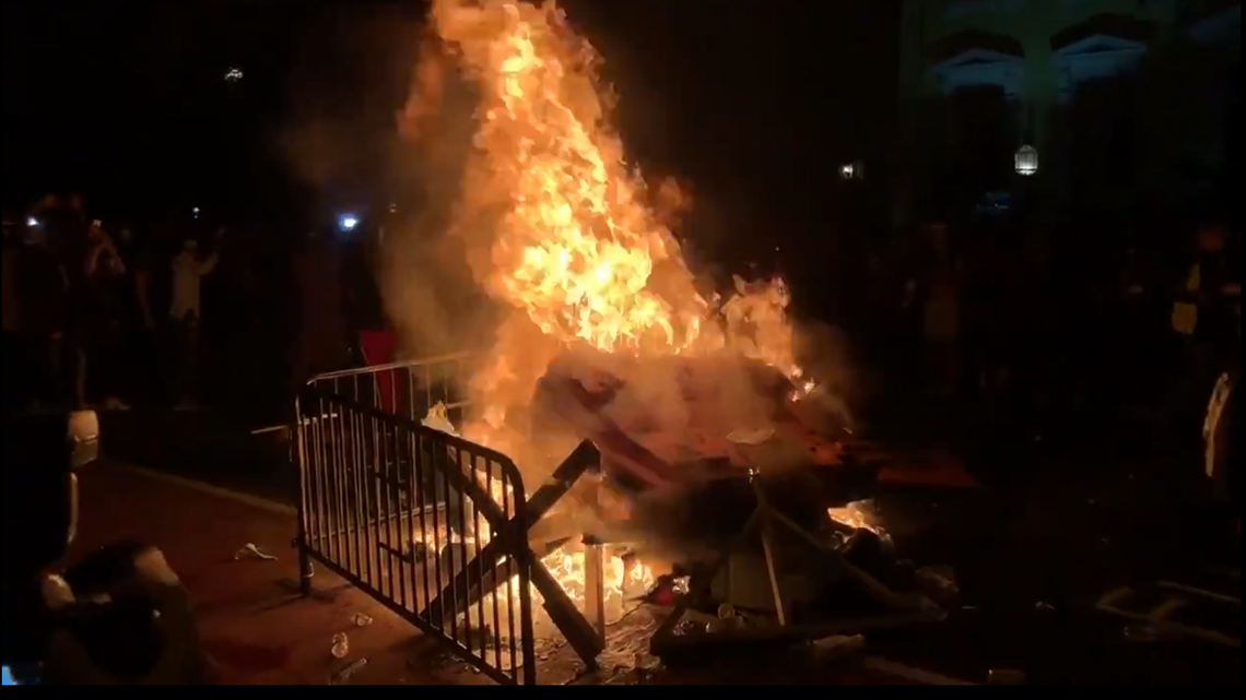 St. John's Church in DC on fire | wusa9.com