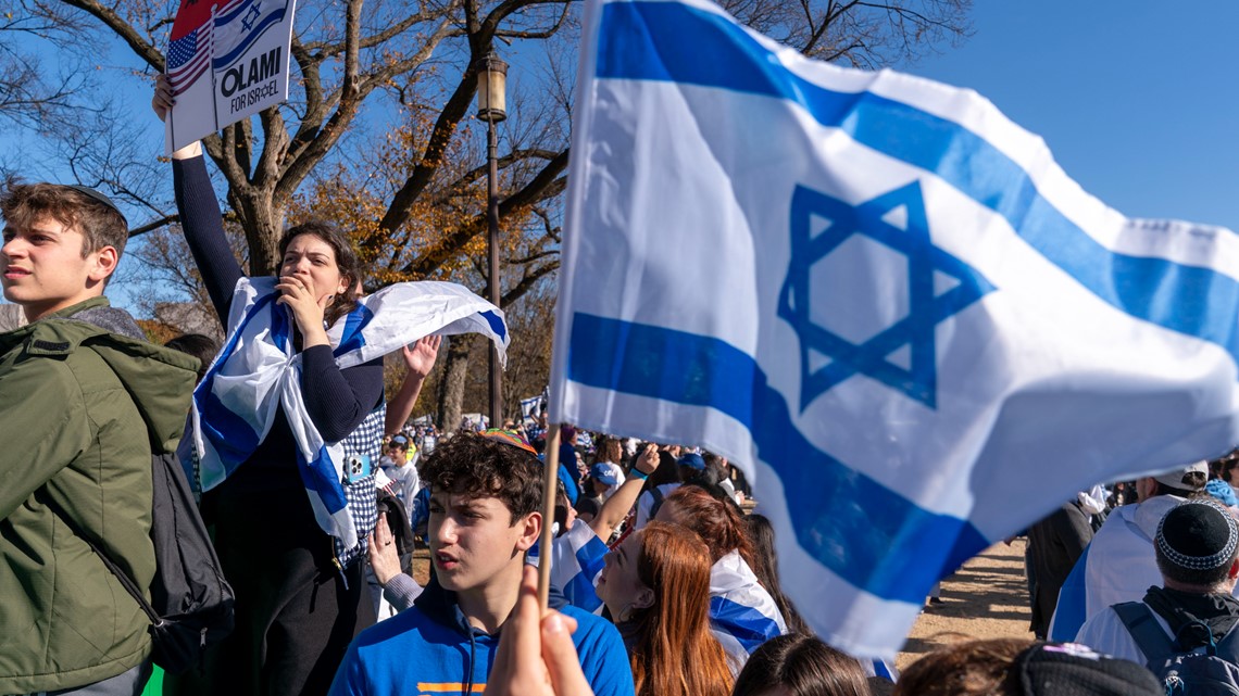 Israel rally DC: Thousands expected at March for Israel | wusa9.com