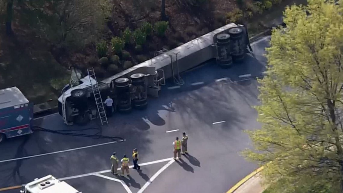 Milk tanker crash injures 1 in Frederick Co. | wusa9.com