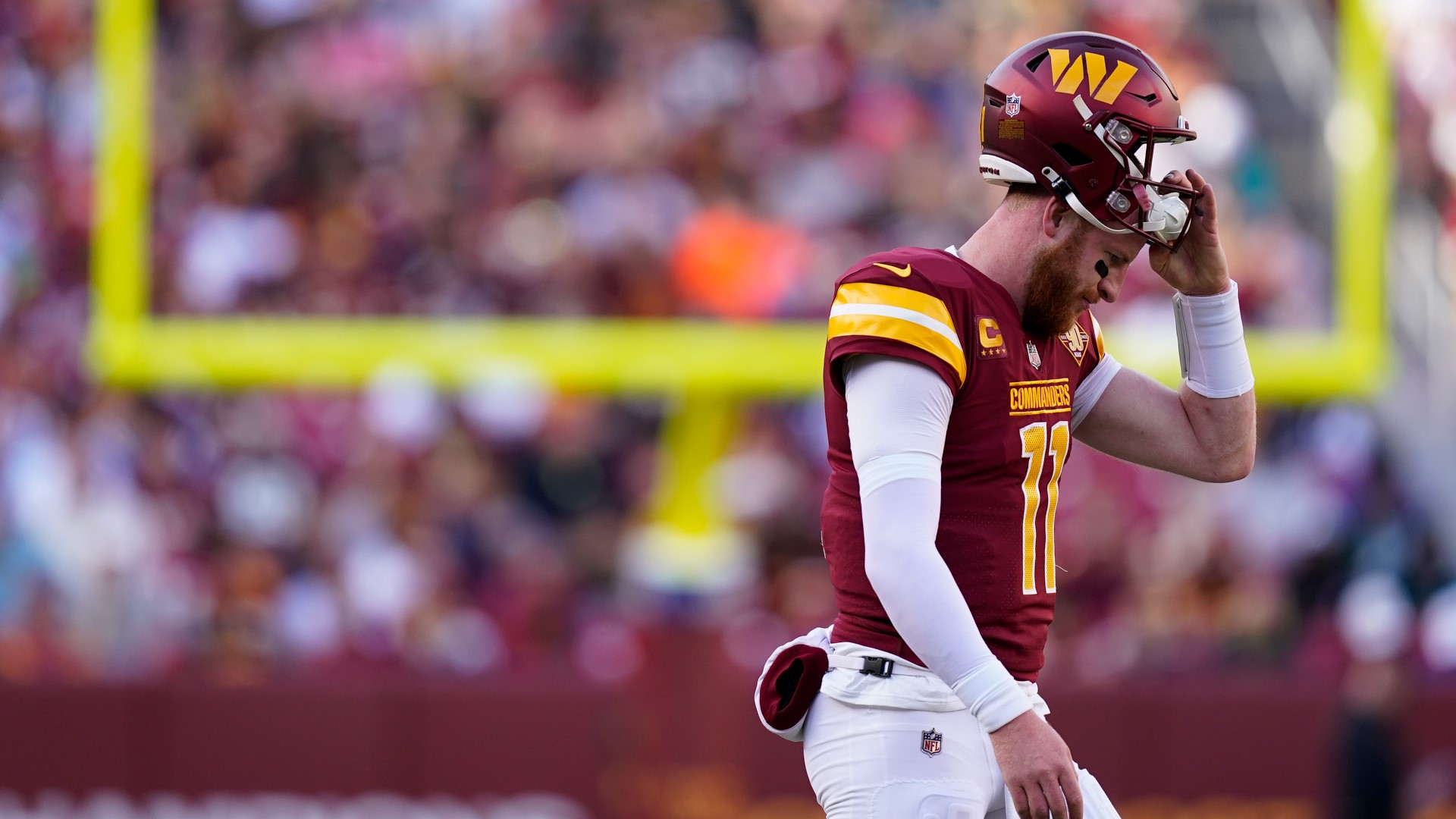 Wentz throws 3 INTs, Commanders blown out 24-10 | wusa9.com