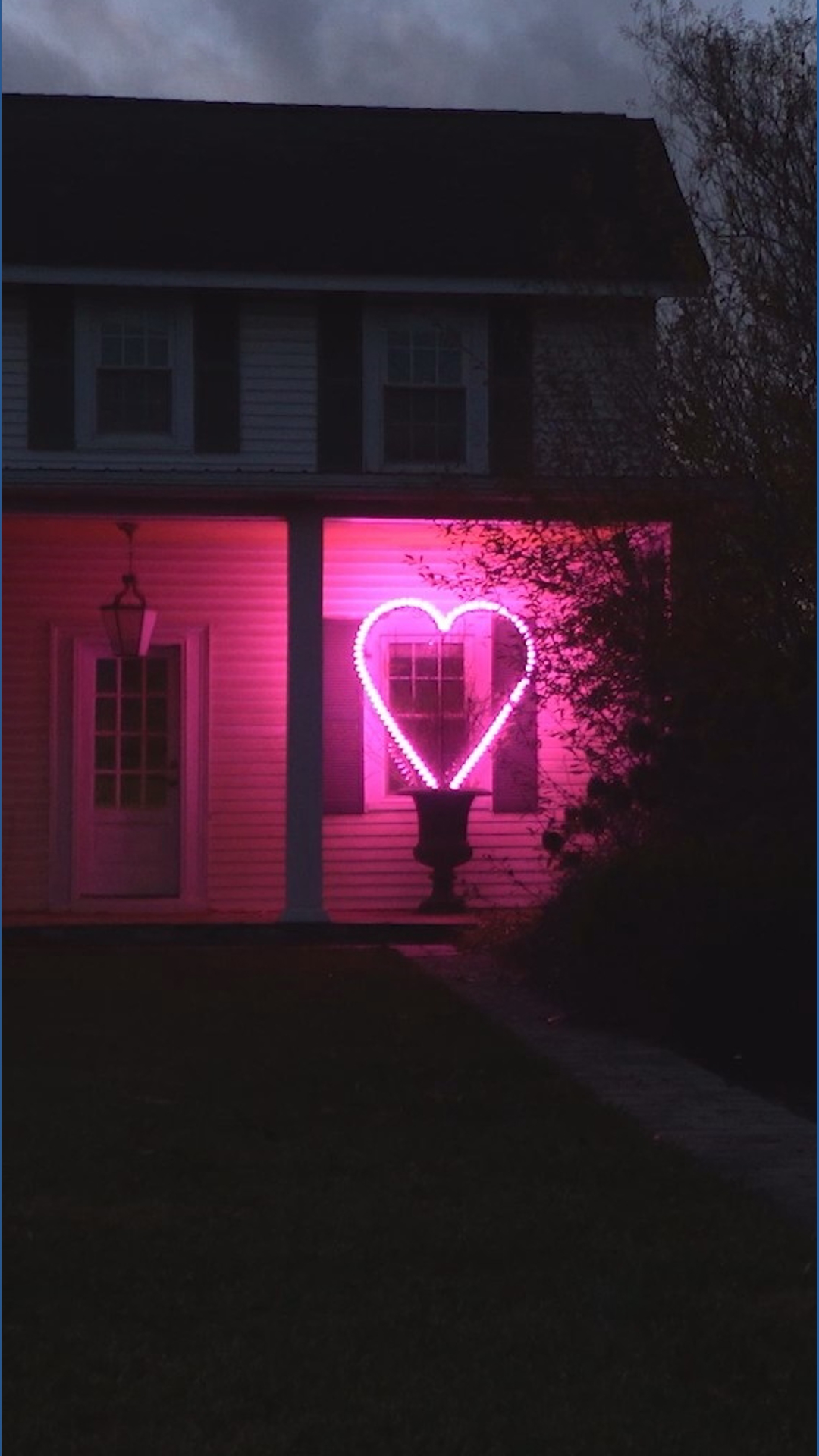 Maryland landscaper turns scrap metal into a 24/7 beacon of love ...