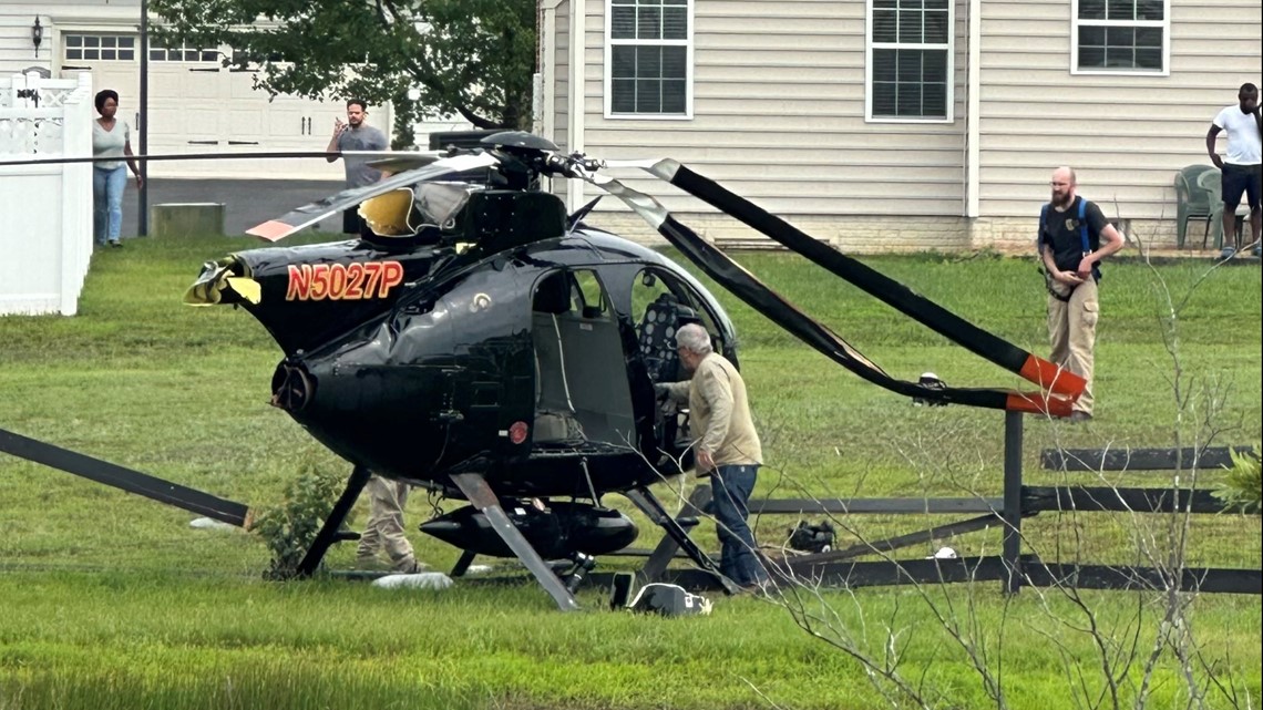 3 people hospitalized after helicopter crash in Waldorf | wusa9.com