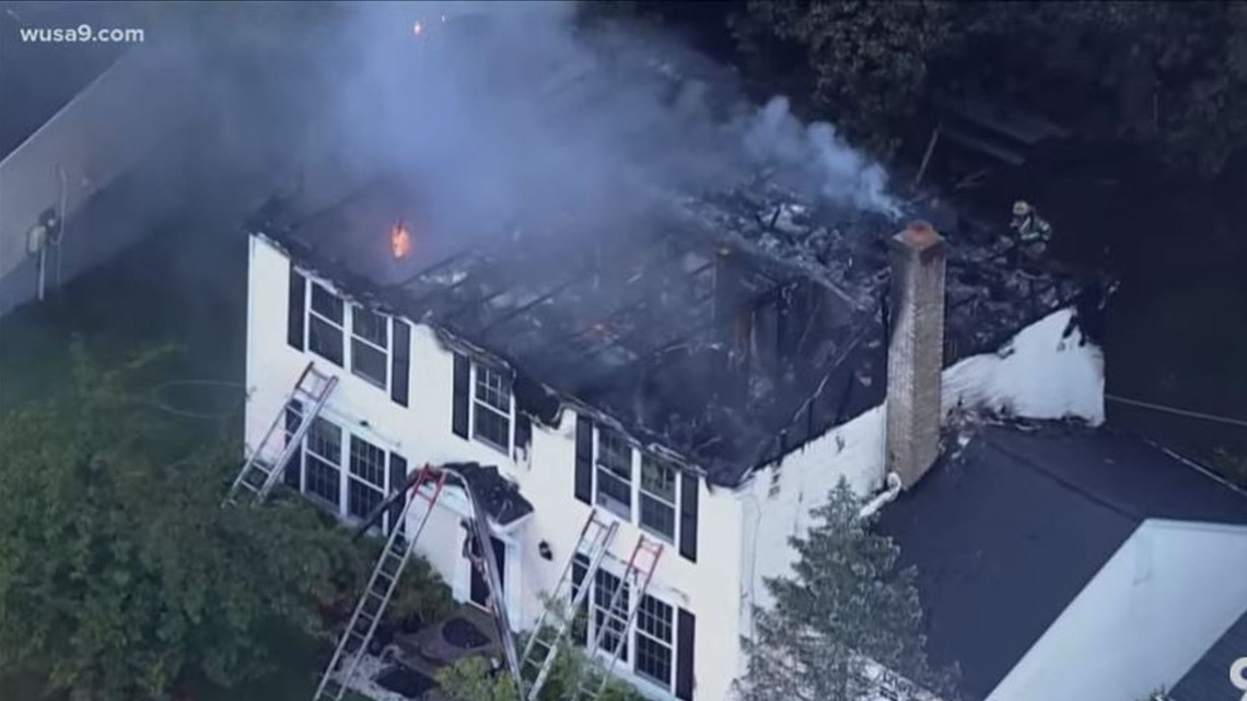 Burning house fire in Laurel Thursday morning | wusa9.com