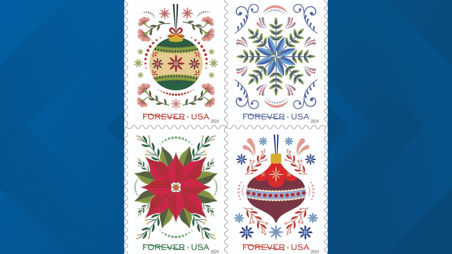 Virginia artist designs USPS holiday stamps | wusa9.com