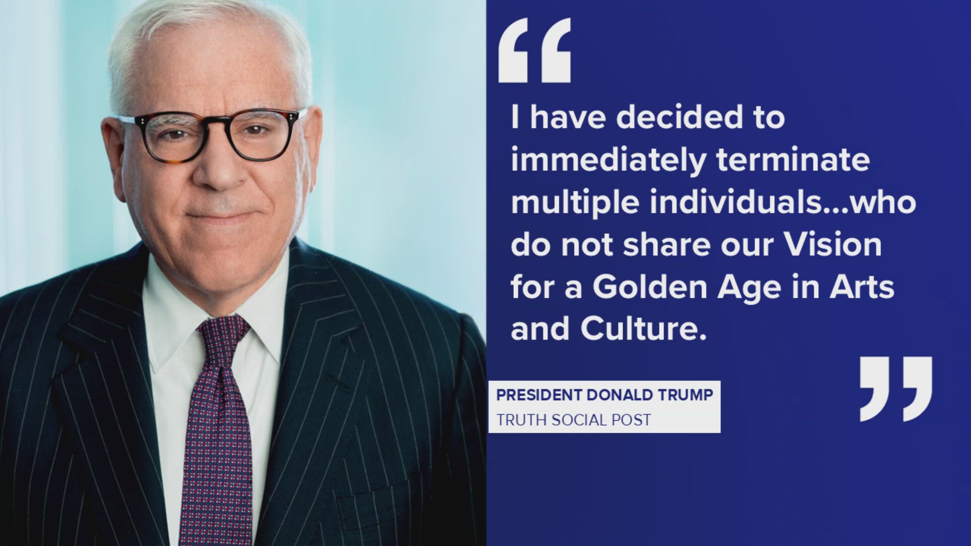 Trump to make himself new Kennedy Center Board chairman | wusa9.com