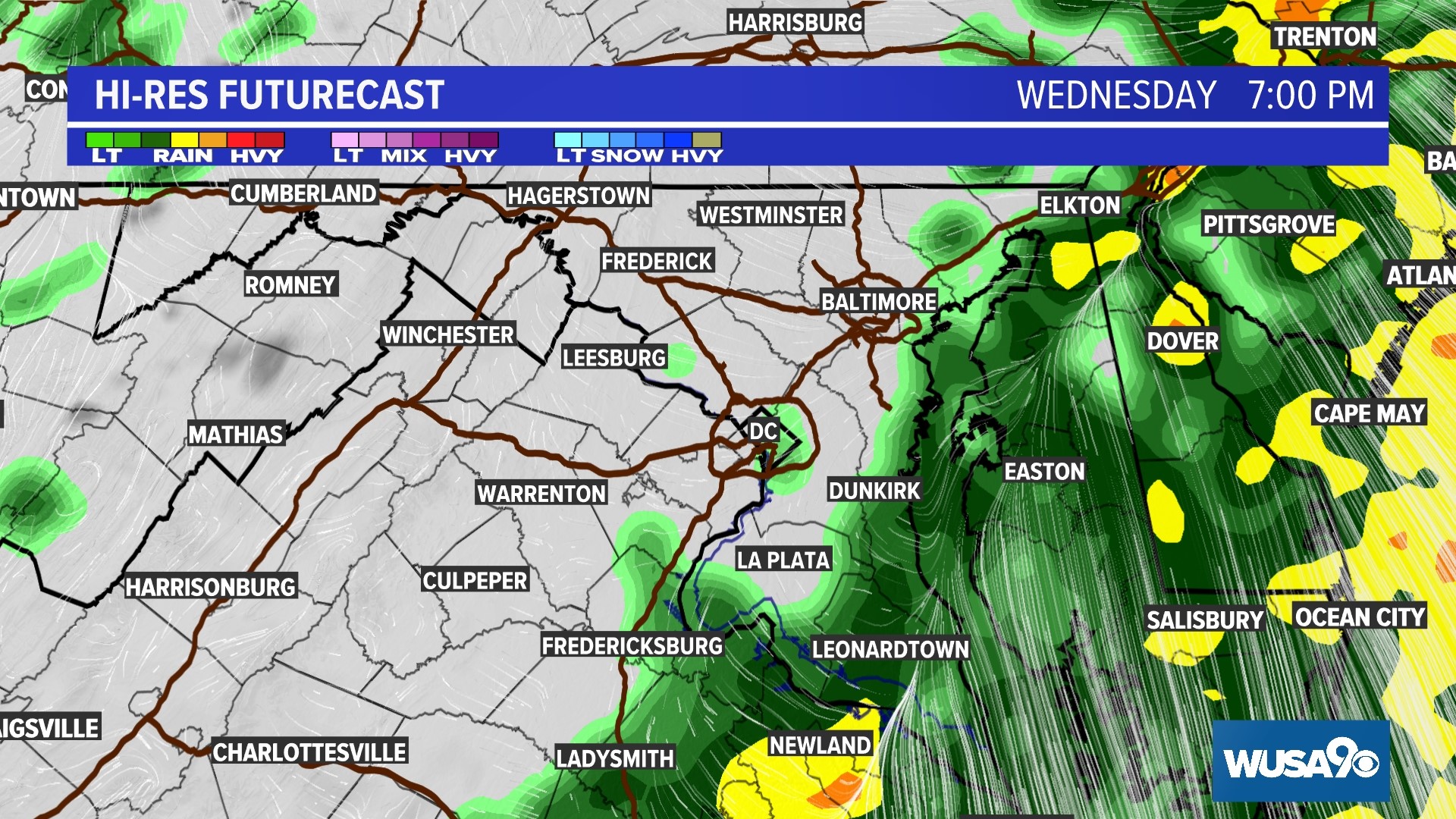 Wednesday weather watch forecast in DC region: Rain, wintry mix | wusa9.com