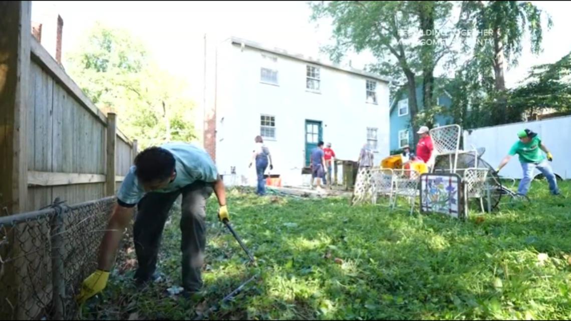 Rebuilding Together helps clean up Maryland man's yard | wusa9.com