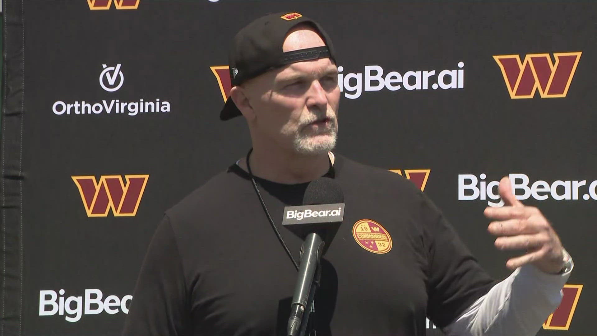 LIVE: Commanders Head Coach Dan Quinn talks at day 1 of veteran mini ...