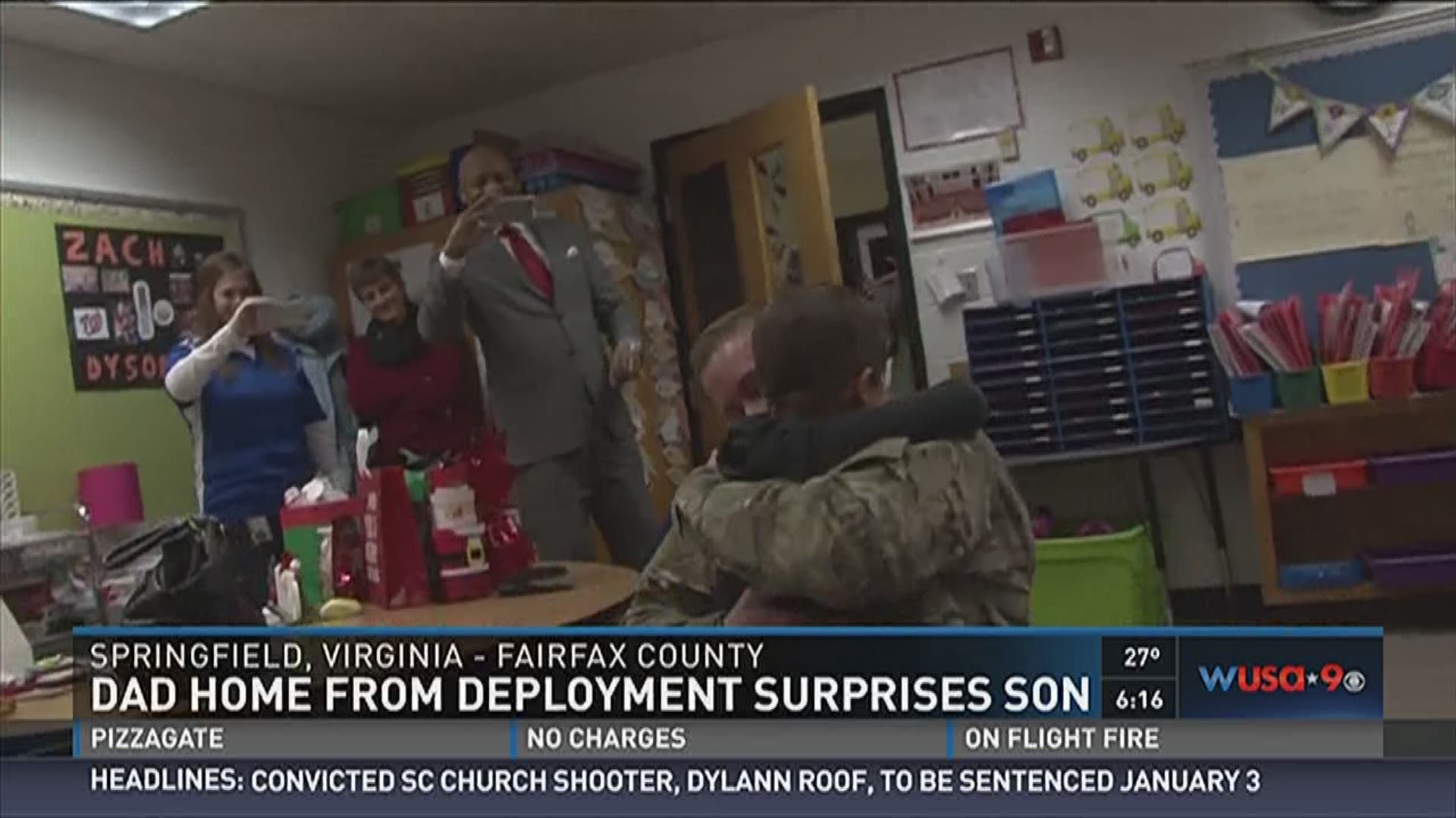 Air Force dad home from deployment surprises son | wusa9.com
