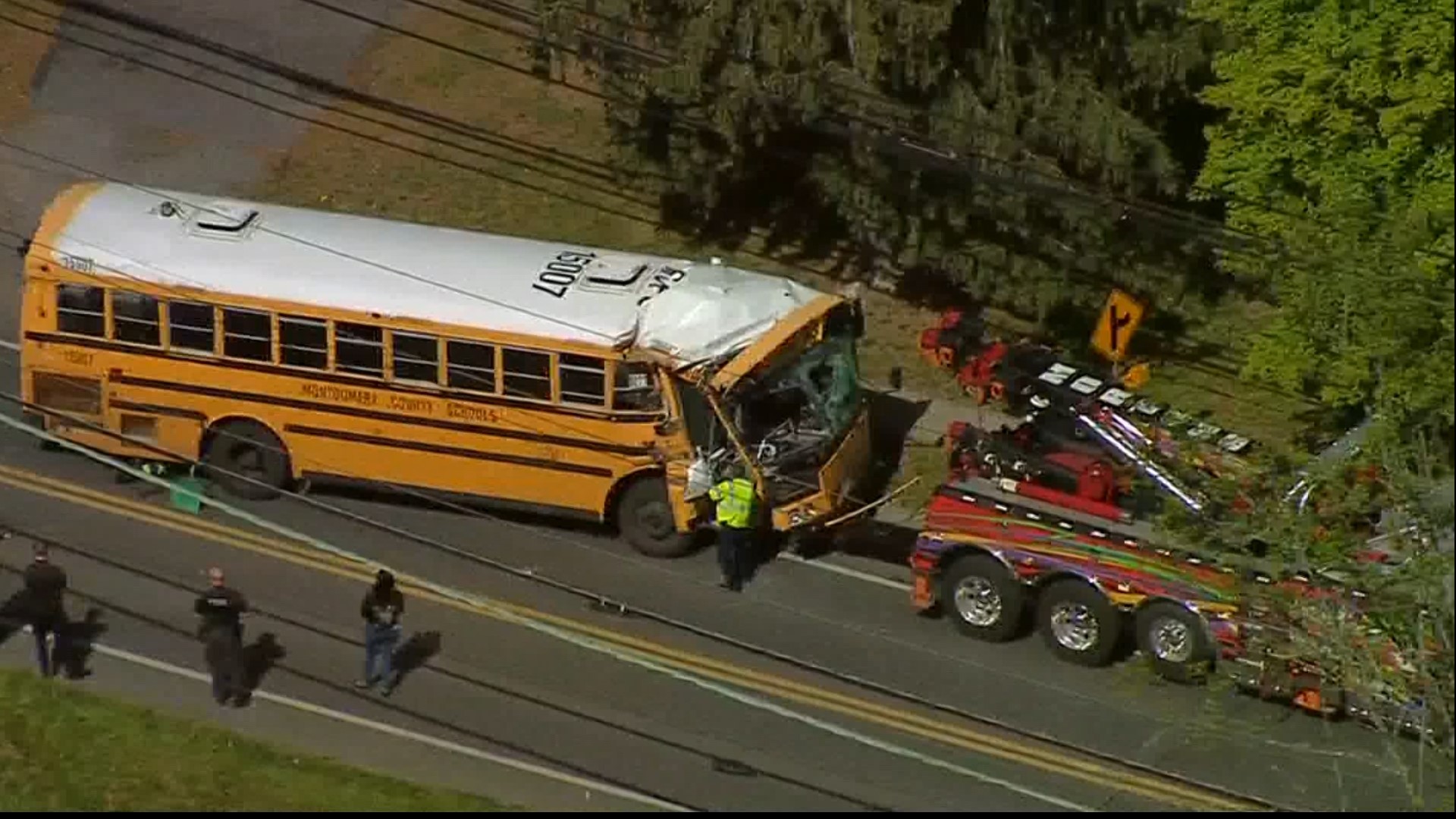 2 teens charged in setting school bus on fire in Frederick | wusa9.com