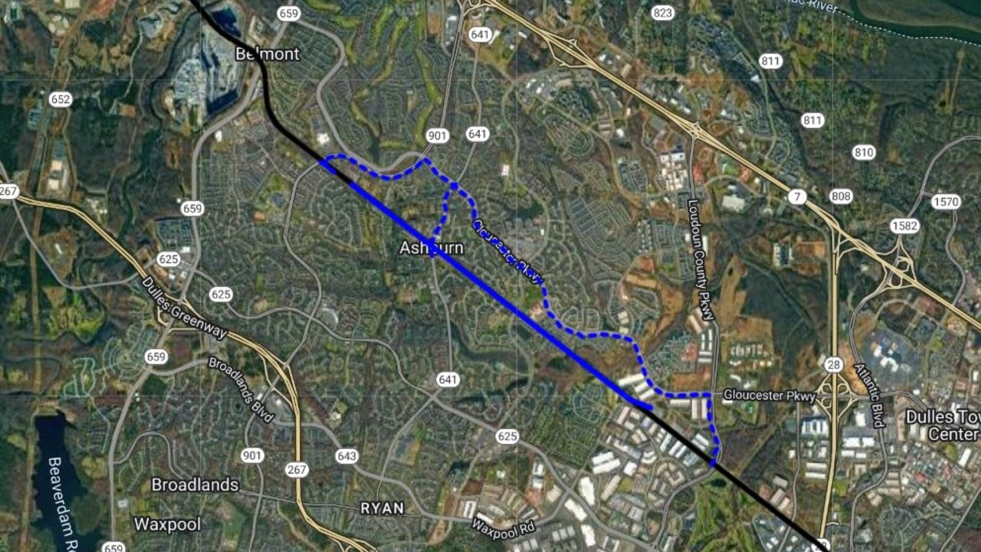 Part of W&OD trail closed for Dominion Energy project | wusa9.com