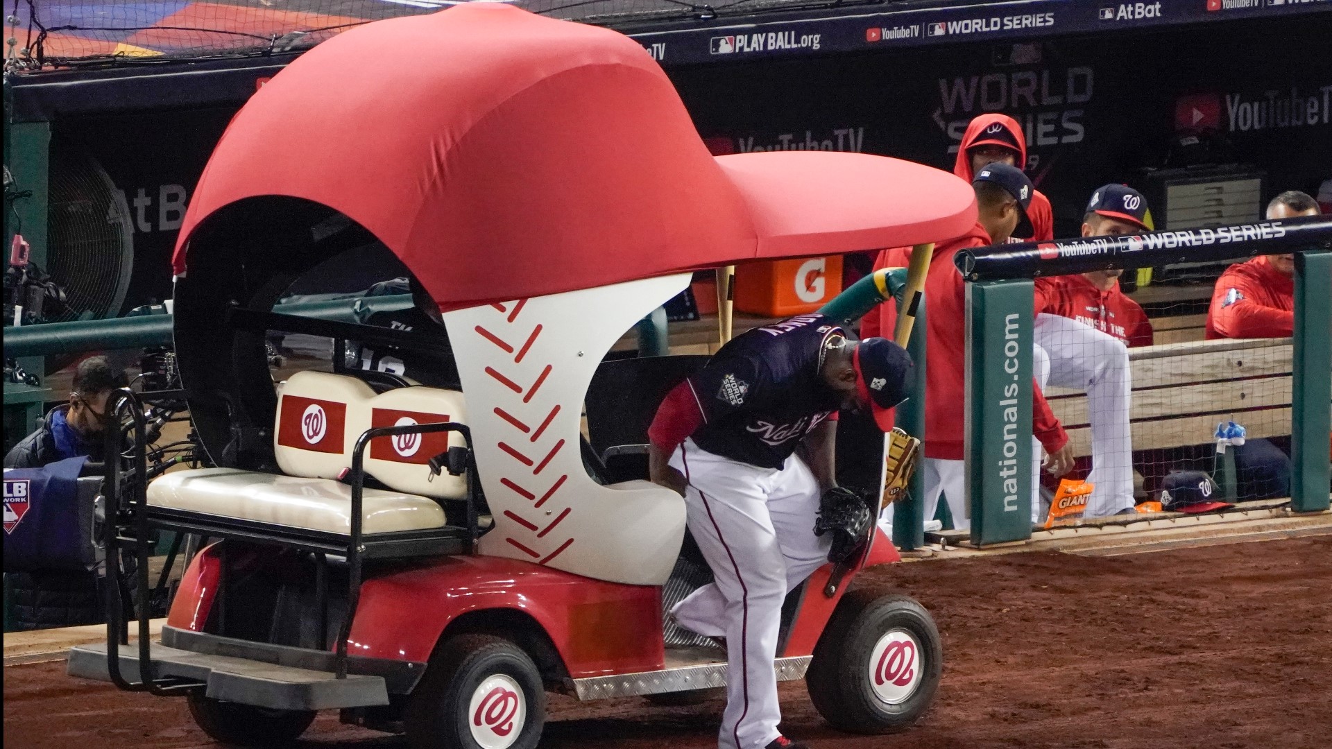 Fernando Rodney bullpen cart ride | wusa9.com