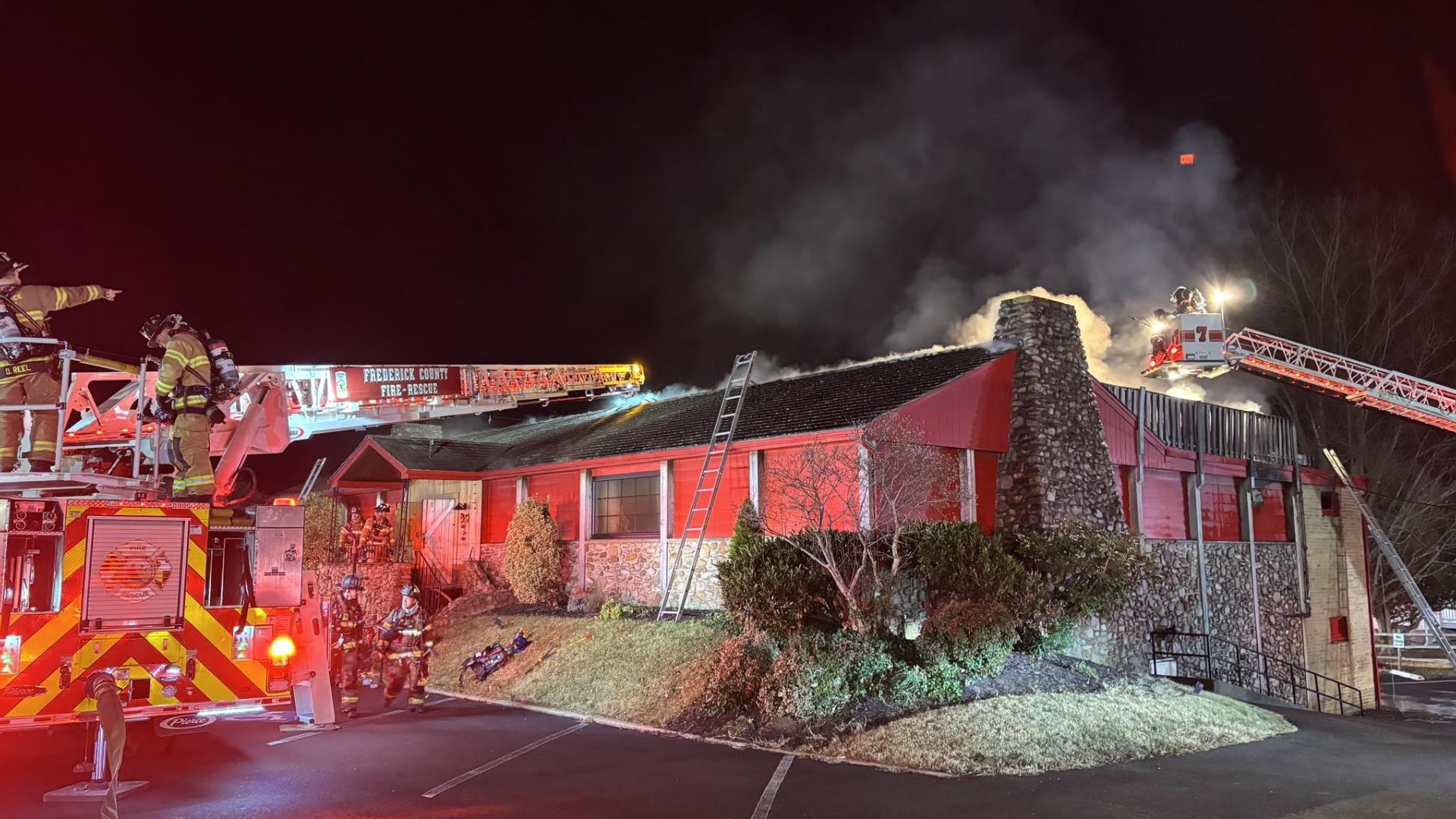 Red Horse Restaurant catches fire in Frederick | wusa9.com