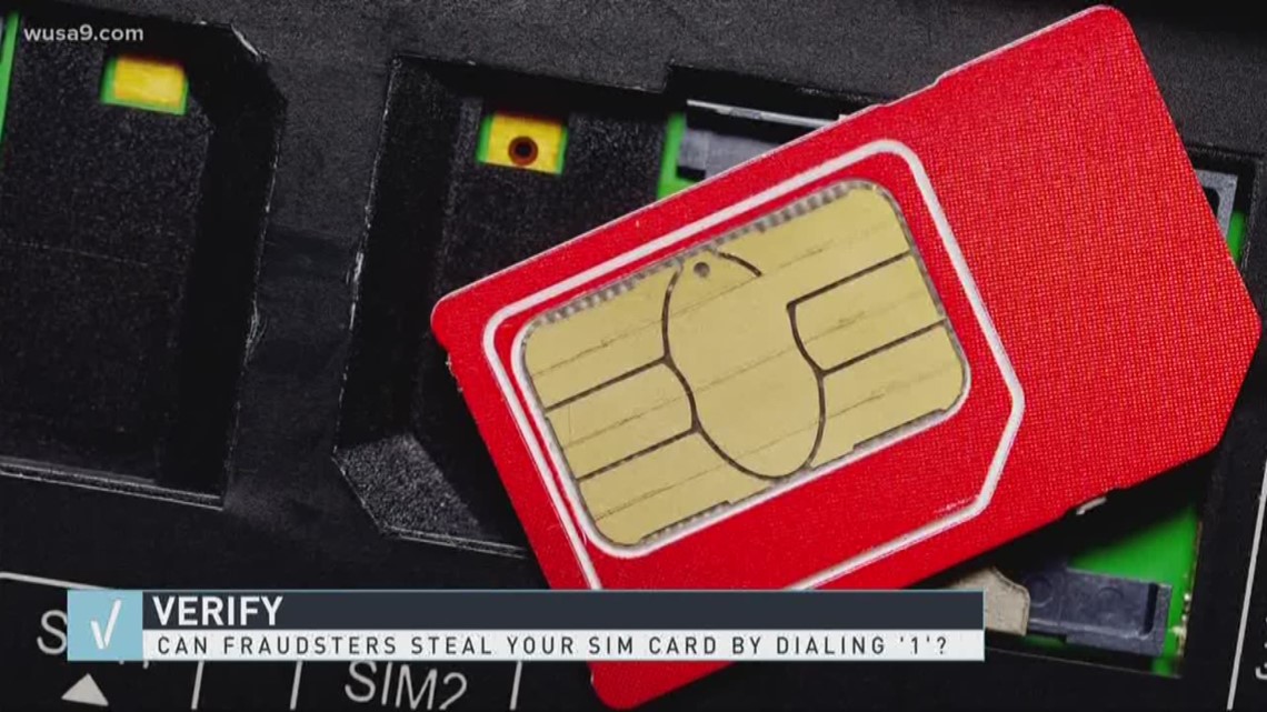 Verify: Can scammers steal your SIM card by dialing '1'? | wusa9.com