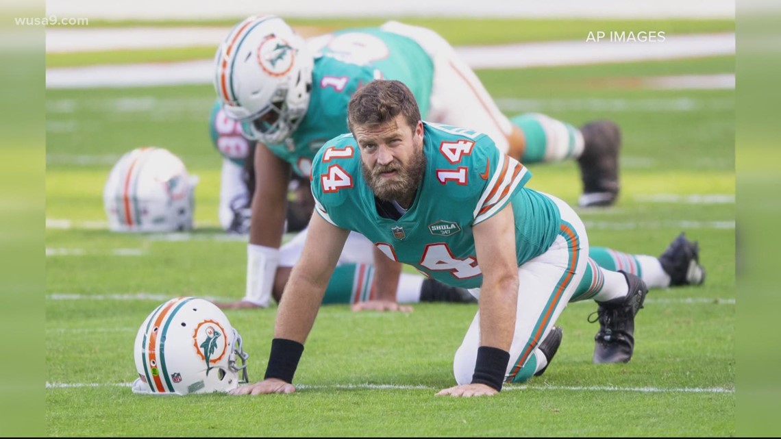 Washington Football Team quarterback 2021 Ryan Fitzpatrick NFL | wusa9.com