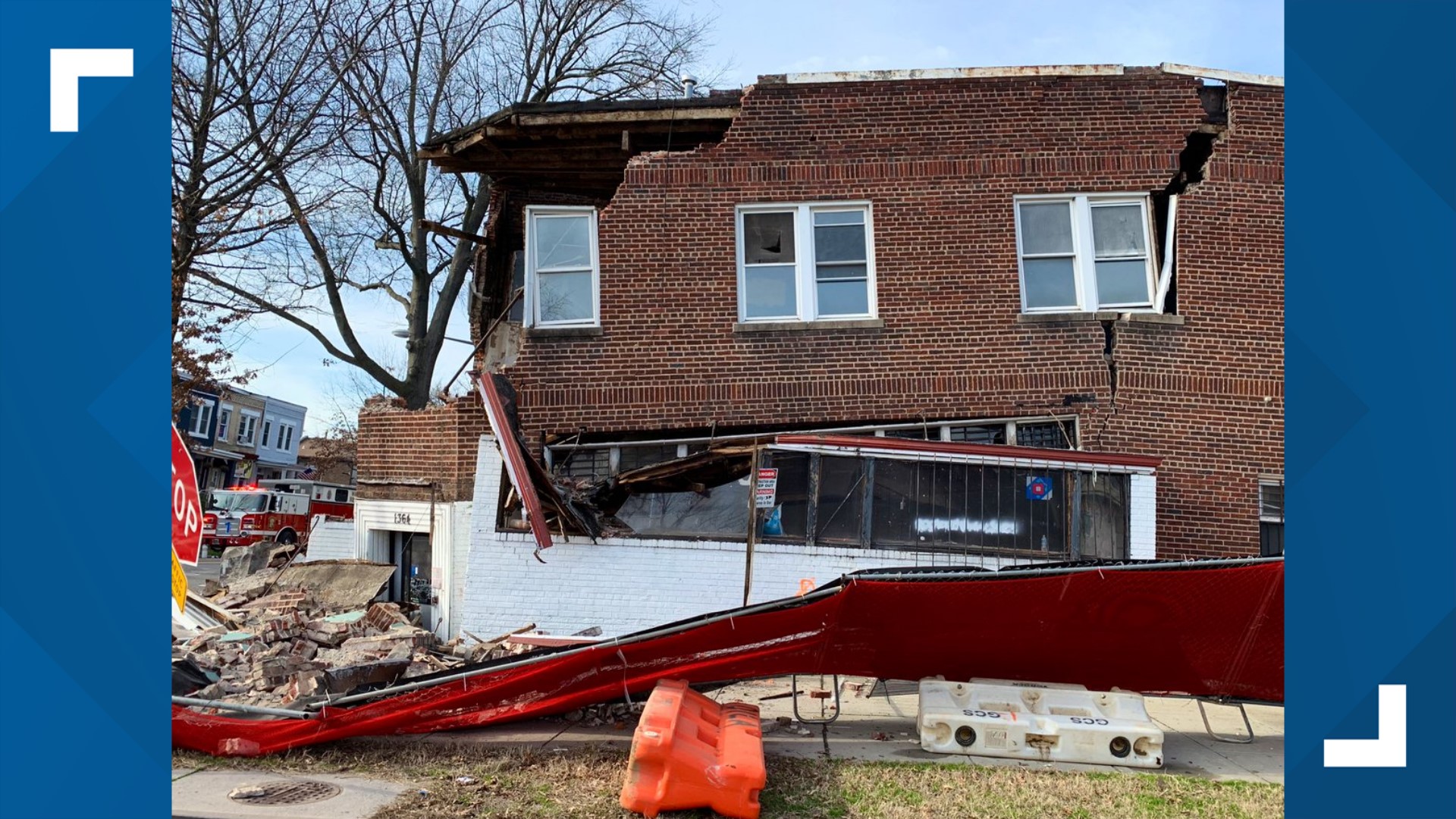 DC Fire and EMS arrives just as a building collapses | wusa9.com