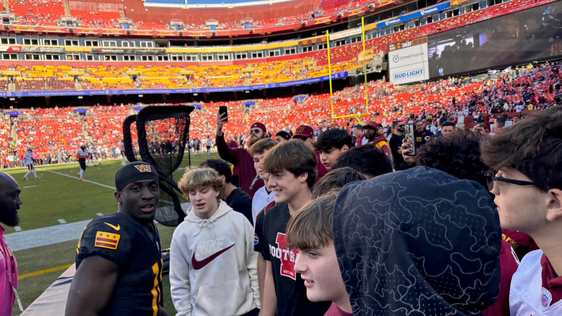 Virginia students who got custodian a car see Commanders' big win ...