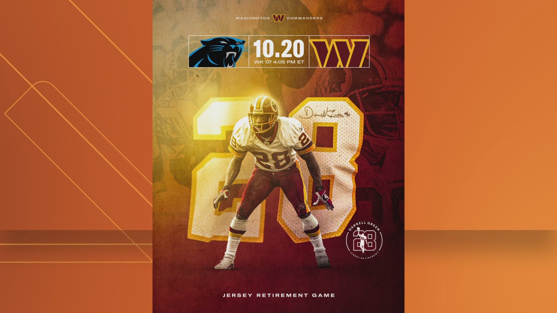 Date announced for Commanders' Darrell Green jersey retirement | wusa9.com