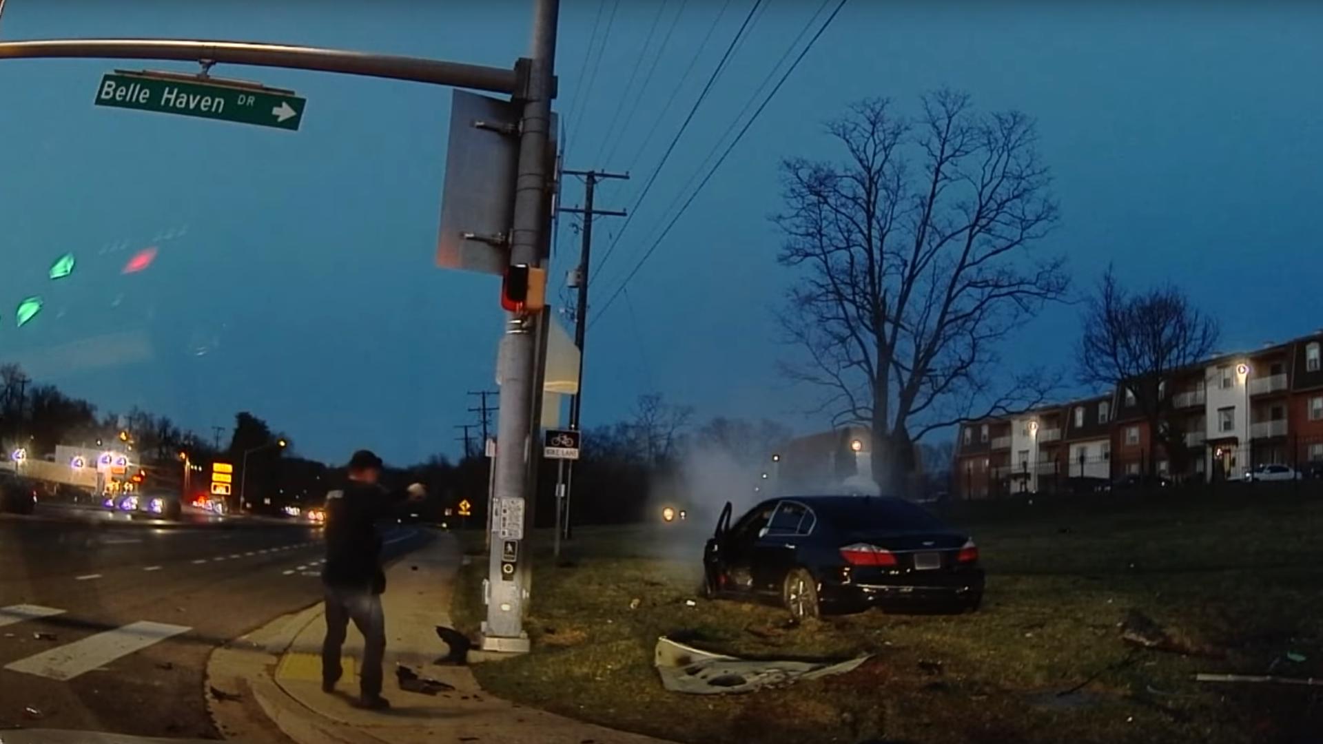 Police body cam, dash cam footage shows deadly Seat Pleasant chase ...