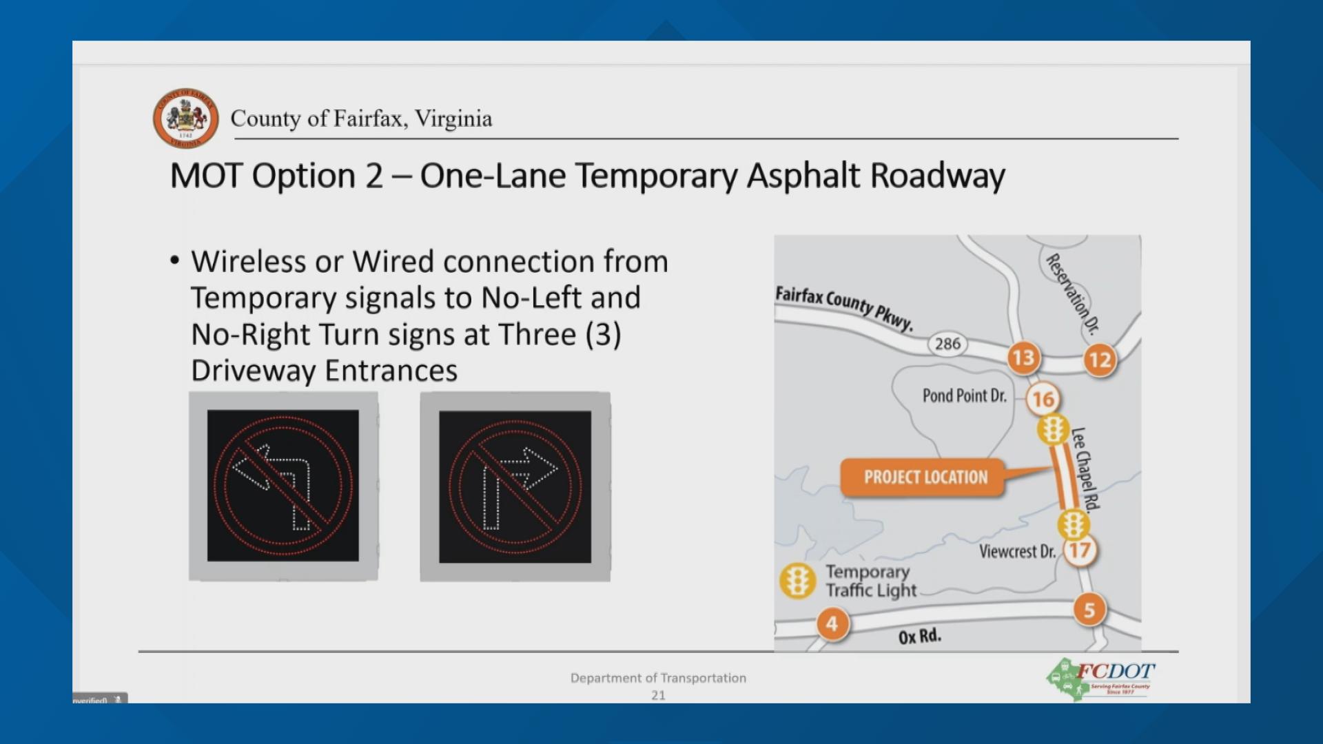 Fairfax County addresses Lee Chapel Road safety concerns | wusa9.com
