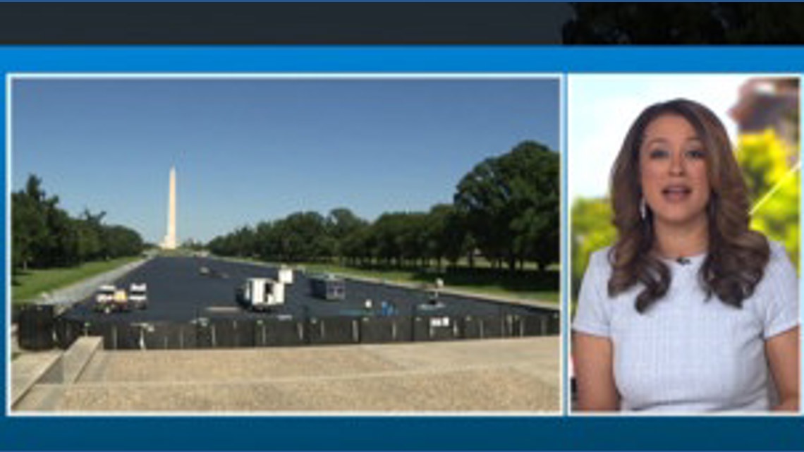 Trump says Reflecting Pool set to reopen as repairs near completion ...