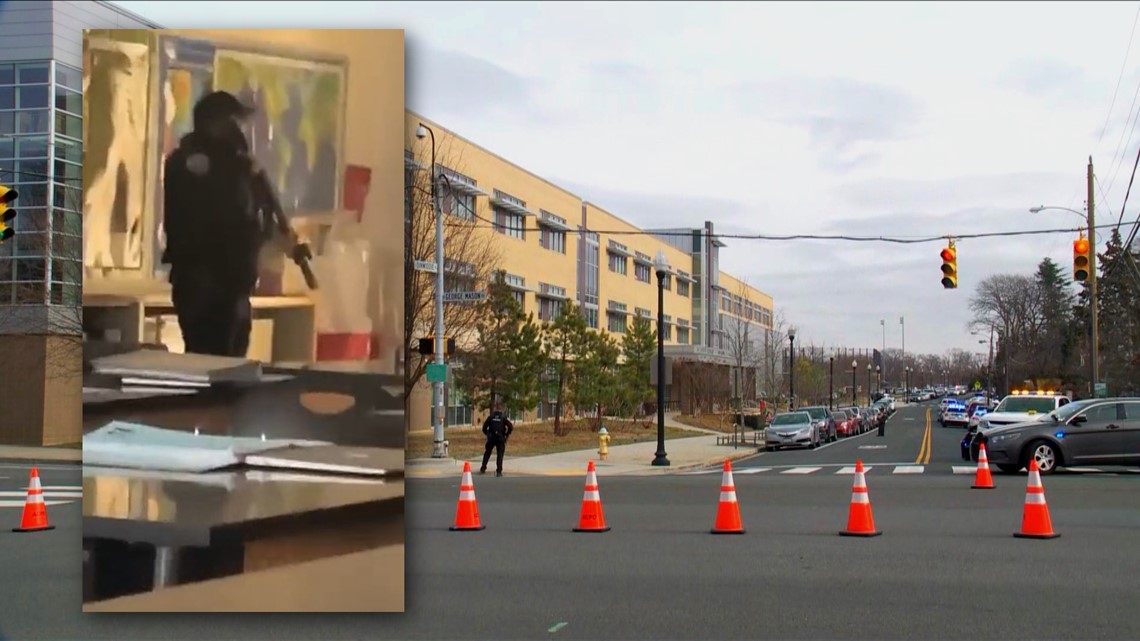 Wakefield High School lock down due to trespasser report | wusa9.com