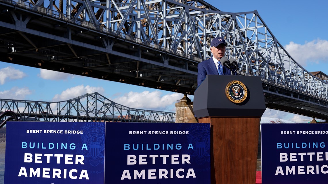 Biden administration points to investments with new bridges | wusa9.com