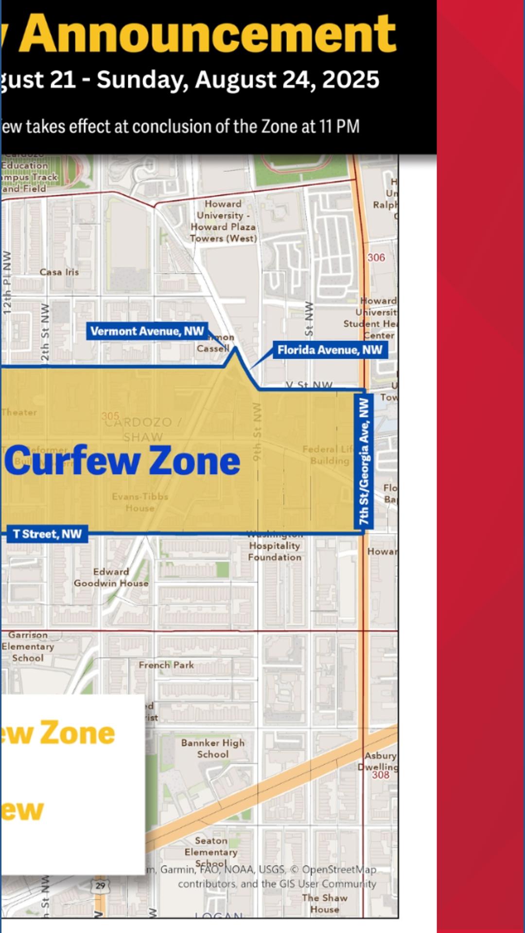 DC enforces new curfew zone for minors on U Street | wusa9.com