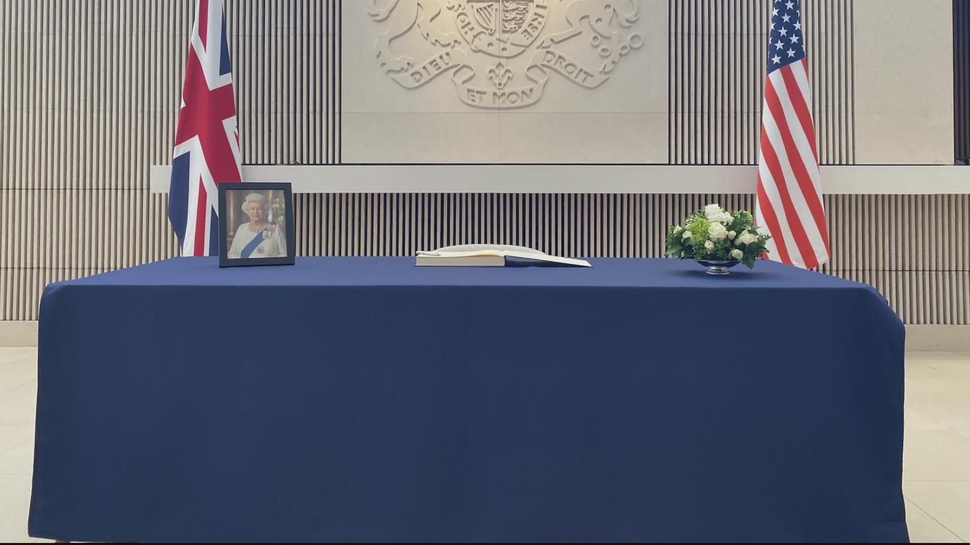 Queen Elizabeth II: British Embassy in DC invites mourners to sign ...