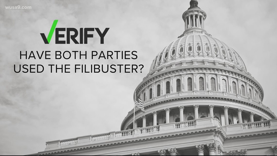 VERIFY: Have both political parties used the filibuster? And how often ...