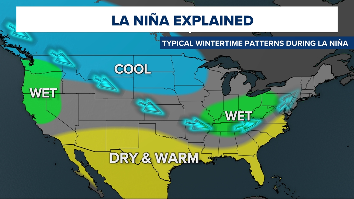 La Niña winter weather: What the weather pattern means for DC | wusa9.com