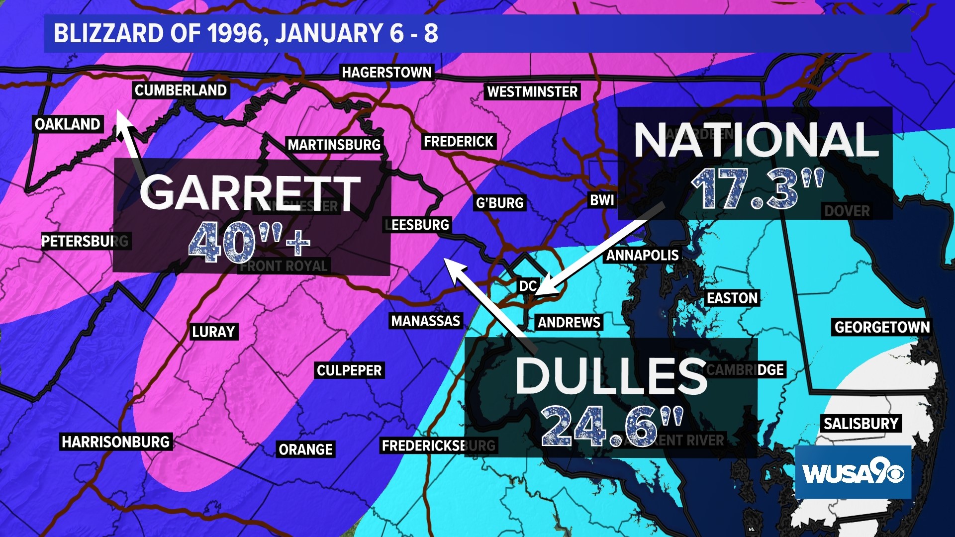 Record January Blizzards in Washington, D.C. | wusa9.com