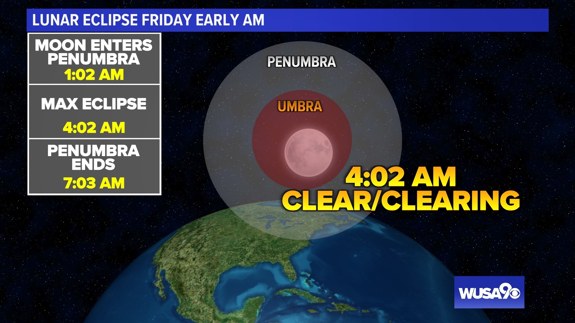 Timeline: When to see a lunar eclipse in DC, Virginia, Maryland | wusa9.com