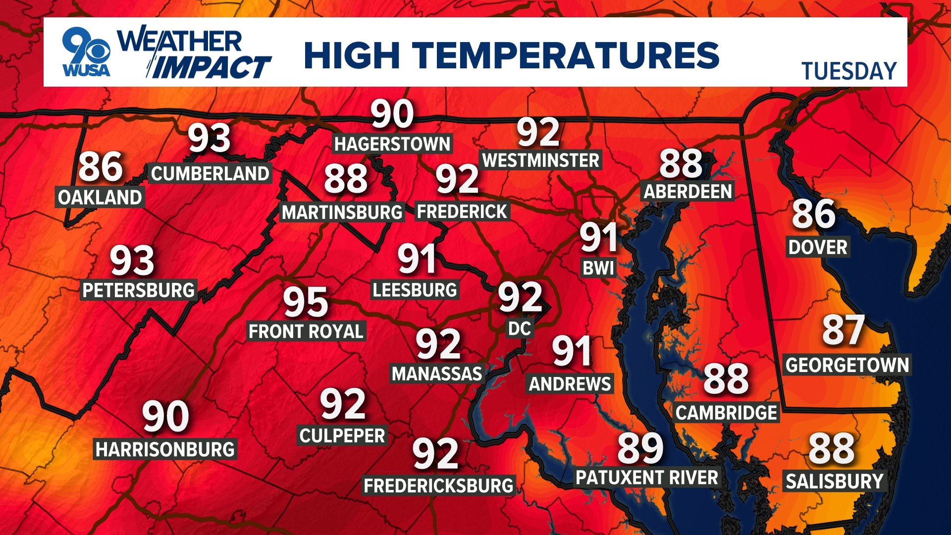 Hourly Forecast | Washington DC | wusa9.com