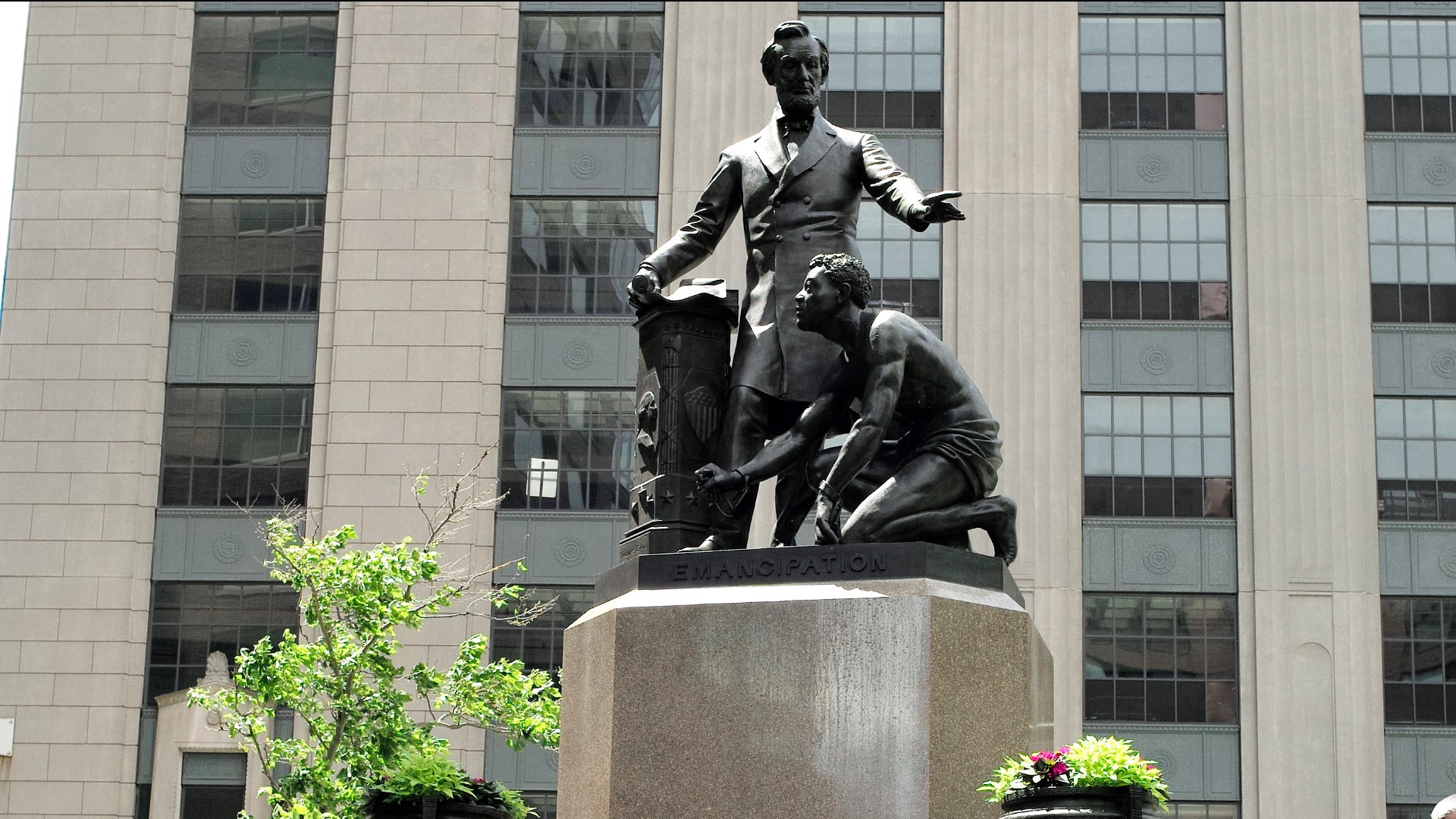 emancipation statue boston lincoln washington dc statues | wusa9.com