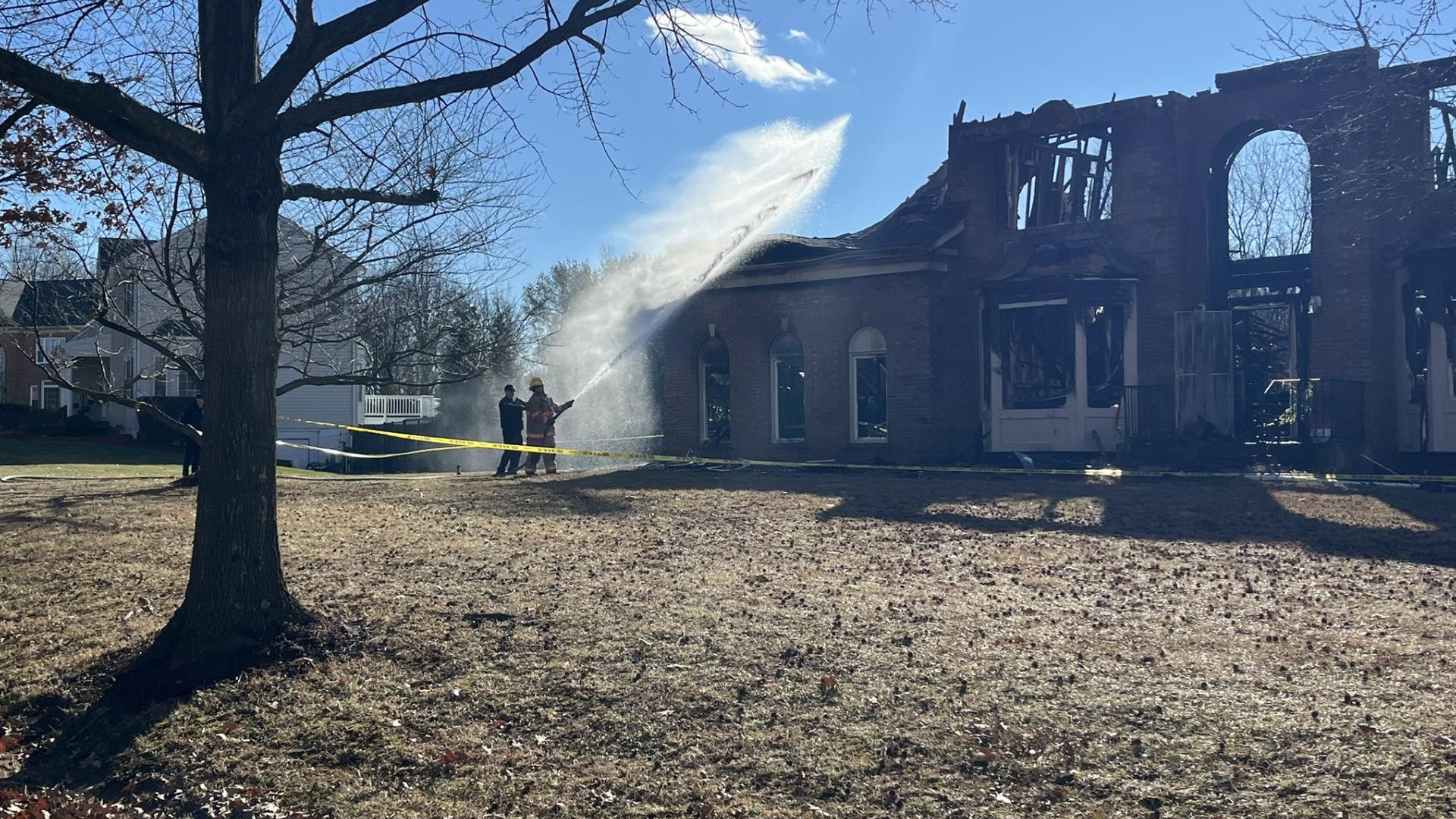 50 crew members fight house fire in Spencerville | wusa9.com