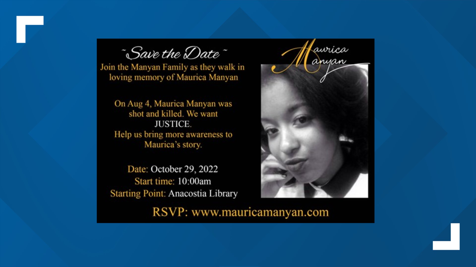 Family Seeks Justice For Special Police Officer Maurica Manyan | wusa9.com