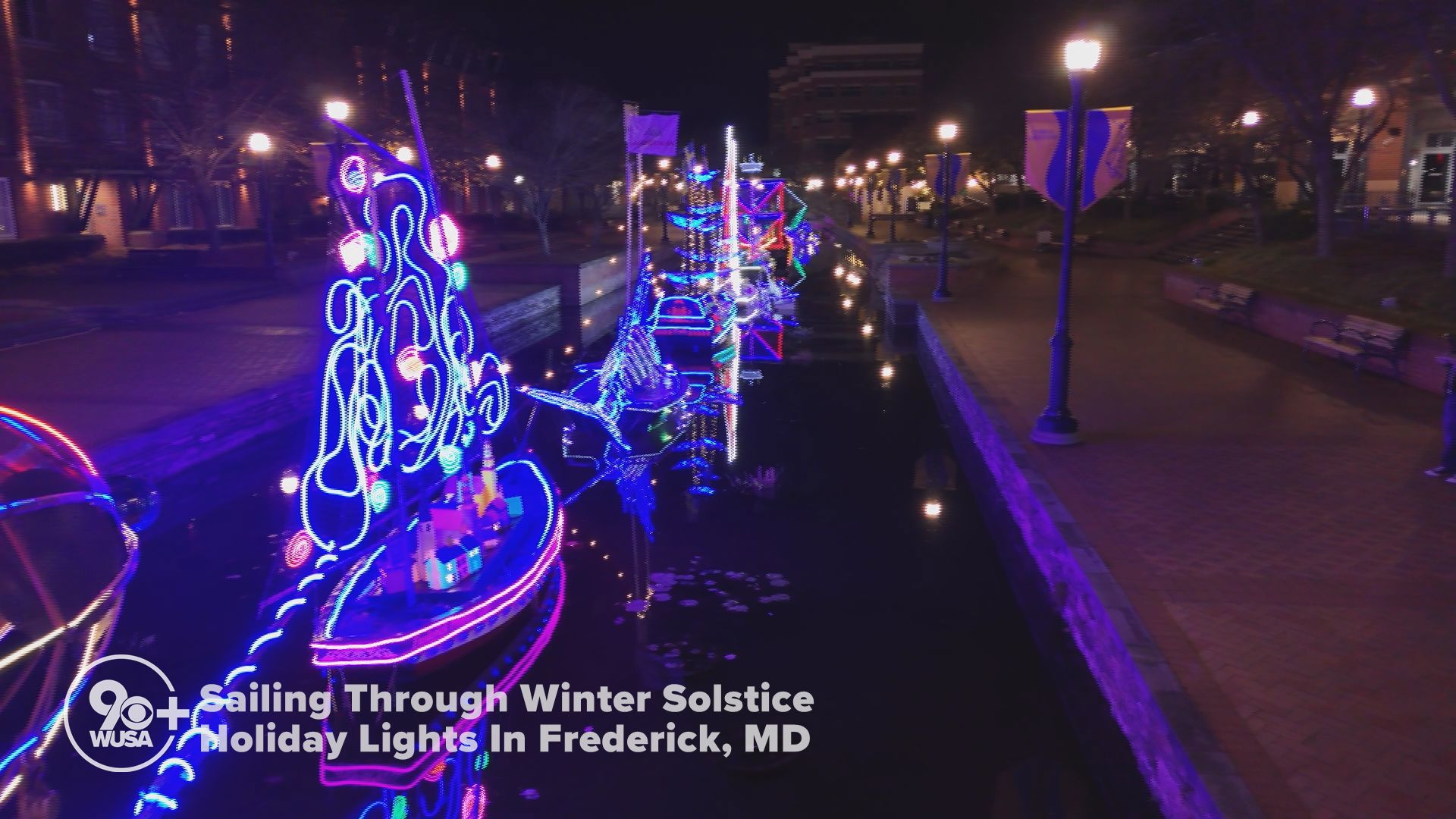 Sailing Through Winter Solstice | Holiday Lights In Frederick, Maryland ...