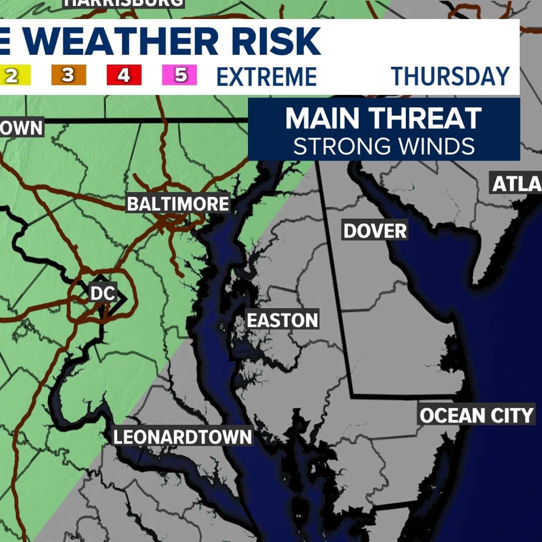 Storms, heavy rain could disrupt Thursday evening commute in DC | wusa9.com