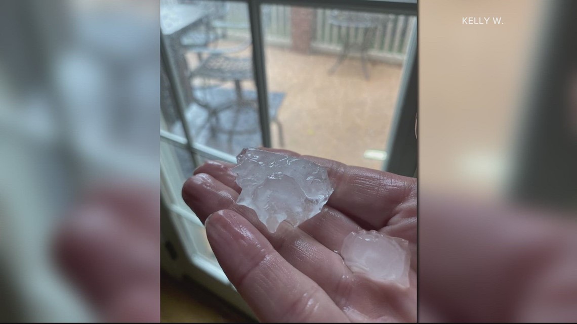 Hail falling in West Virginia | wusa9.com