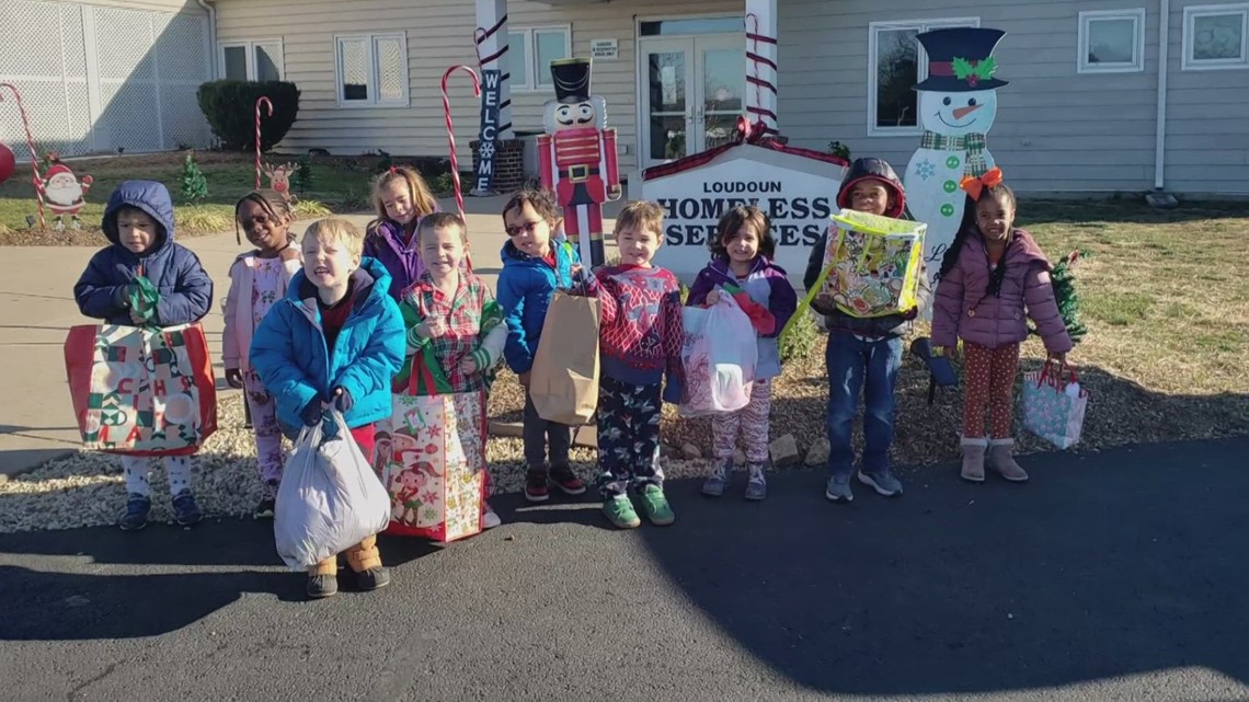 Pre-schoolers donate items to unhoused people in Loudoun County | wusa9.com