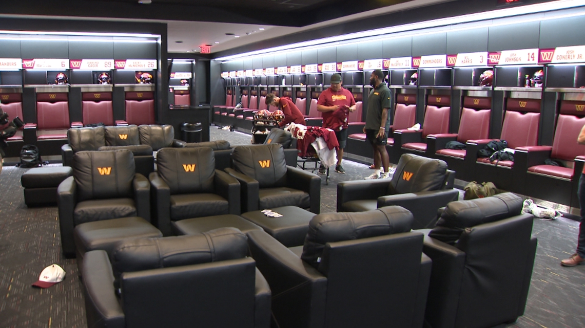 New locker room welcomed by Commanders veterans | wusa9.com