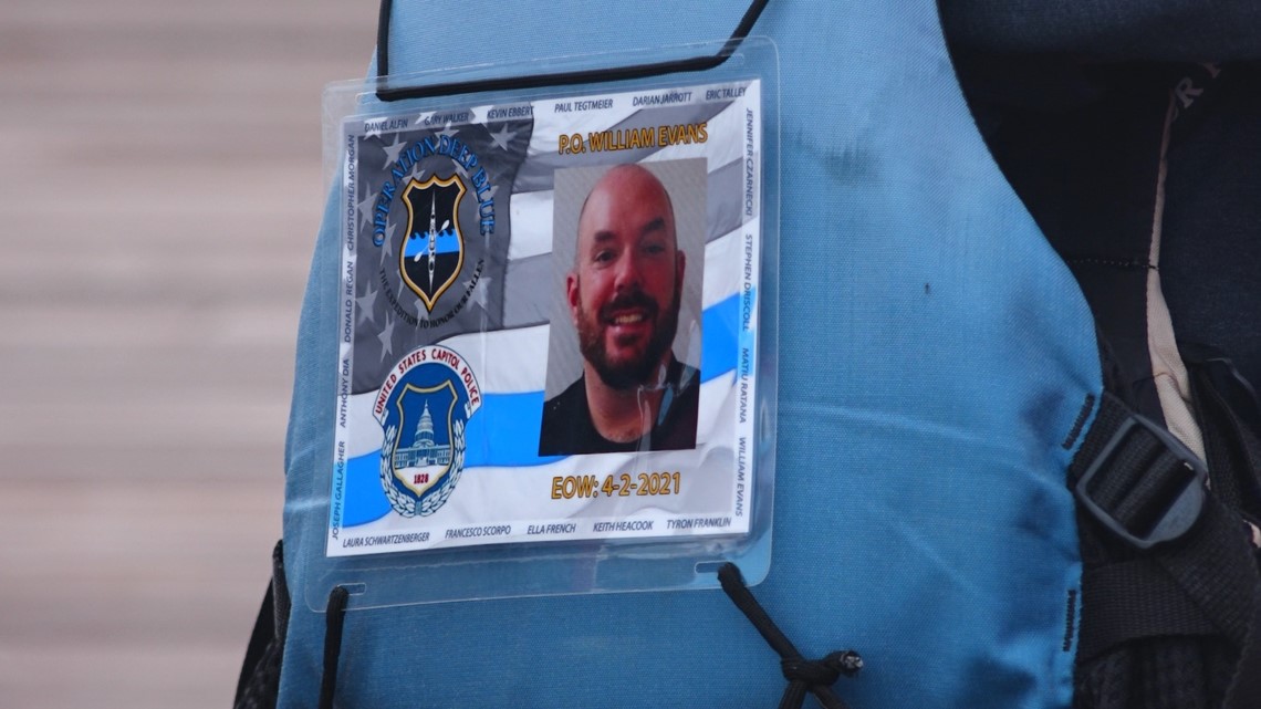 Kids of fallen US Capitol Police Officer Billy Evans honor him | wusa9.com