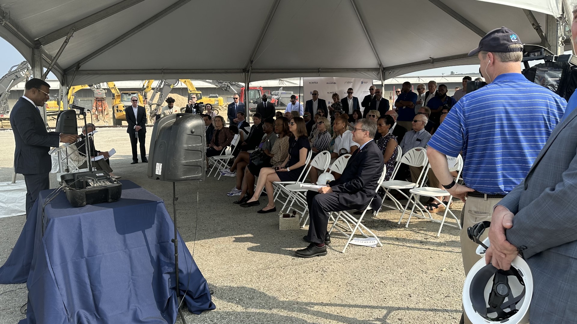 Groundbreaking ceremony held for Dominion Energy offshore wind project ...