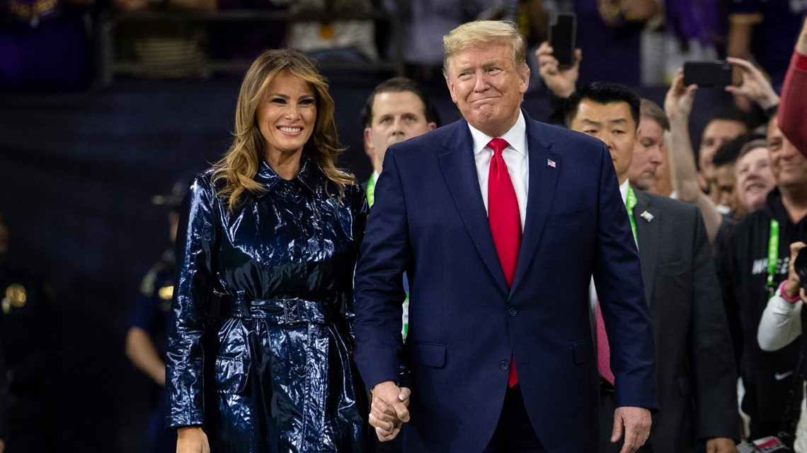 Trump to make history as first sitting president at Super Bowl | wusa9.com