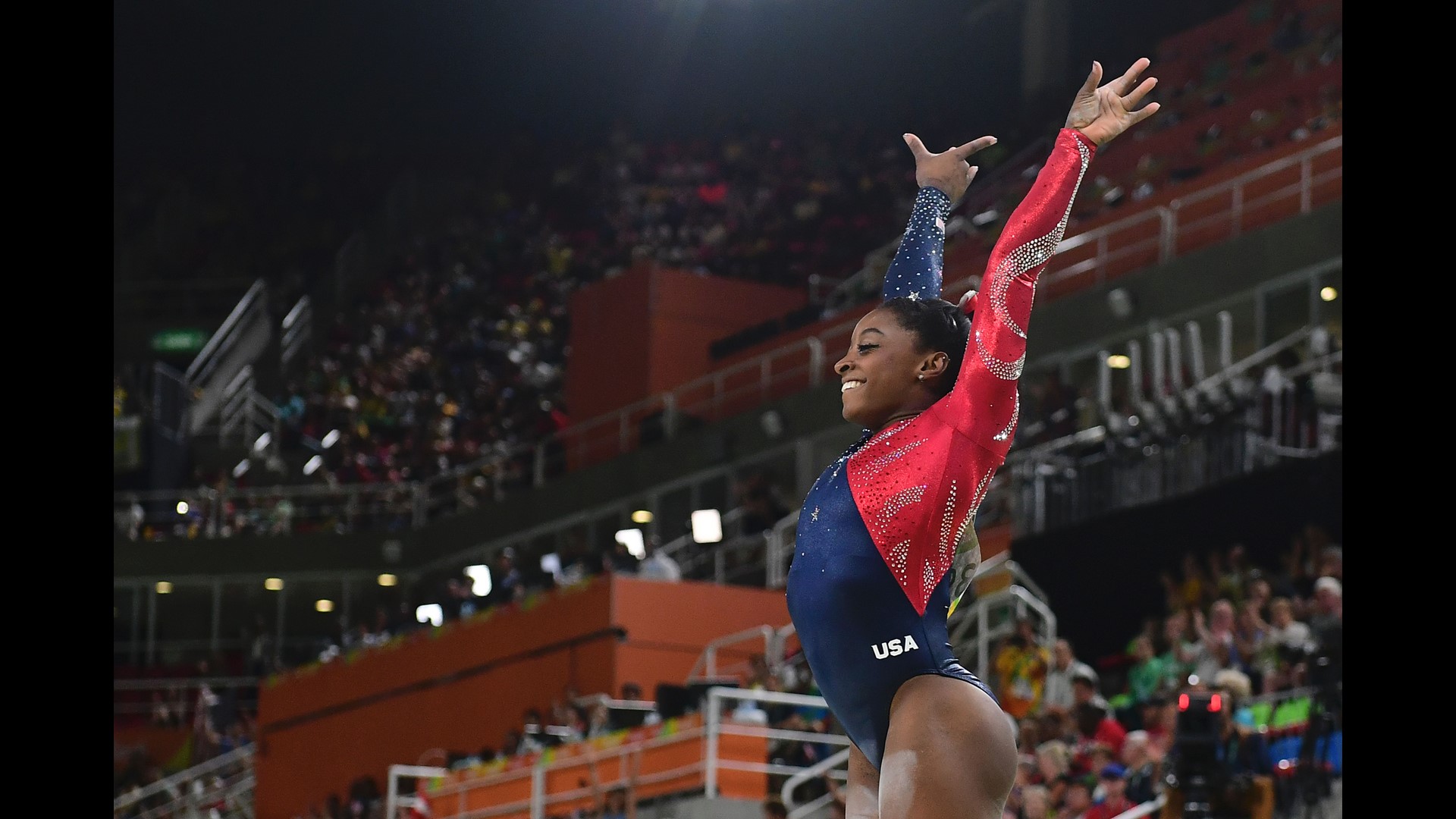 Simone Biles has one concern about carrying U.S. flag at closing ...